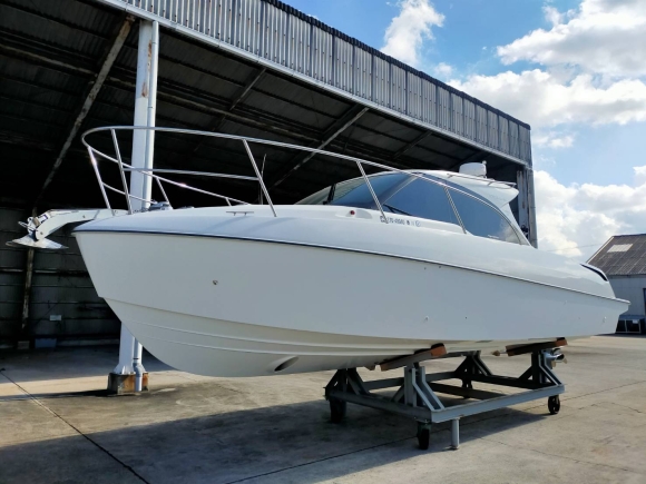 トヨタ PONAM-28Vにフレキシチーク施工のご紹介 | ボート/船舶用チーク調床材｜フレキシチーク